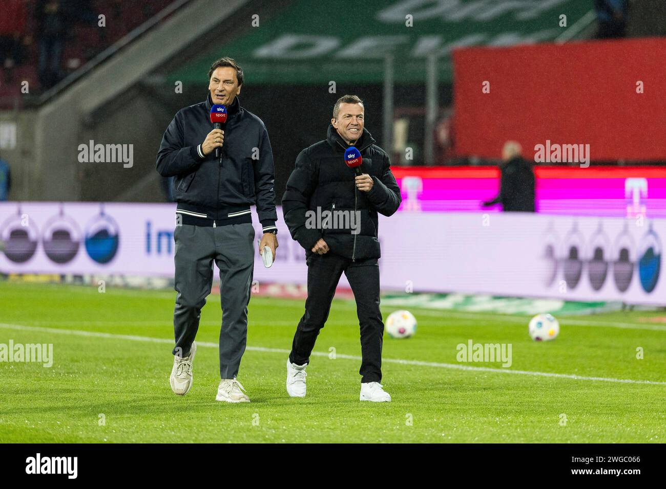 Sebastian Hellmann (Moderator Sky), Lothar Matth?us (TV Experte Sky) 1. Fu?ball Bundesliga, 1 ...