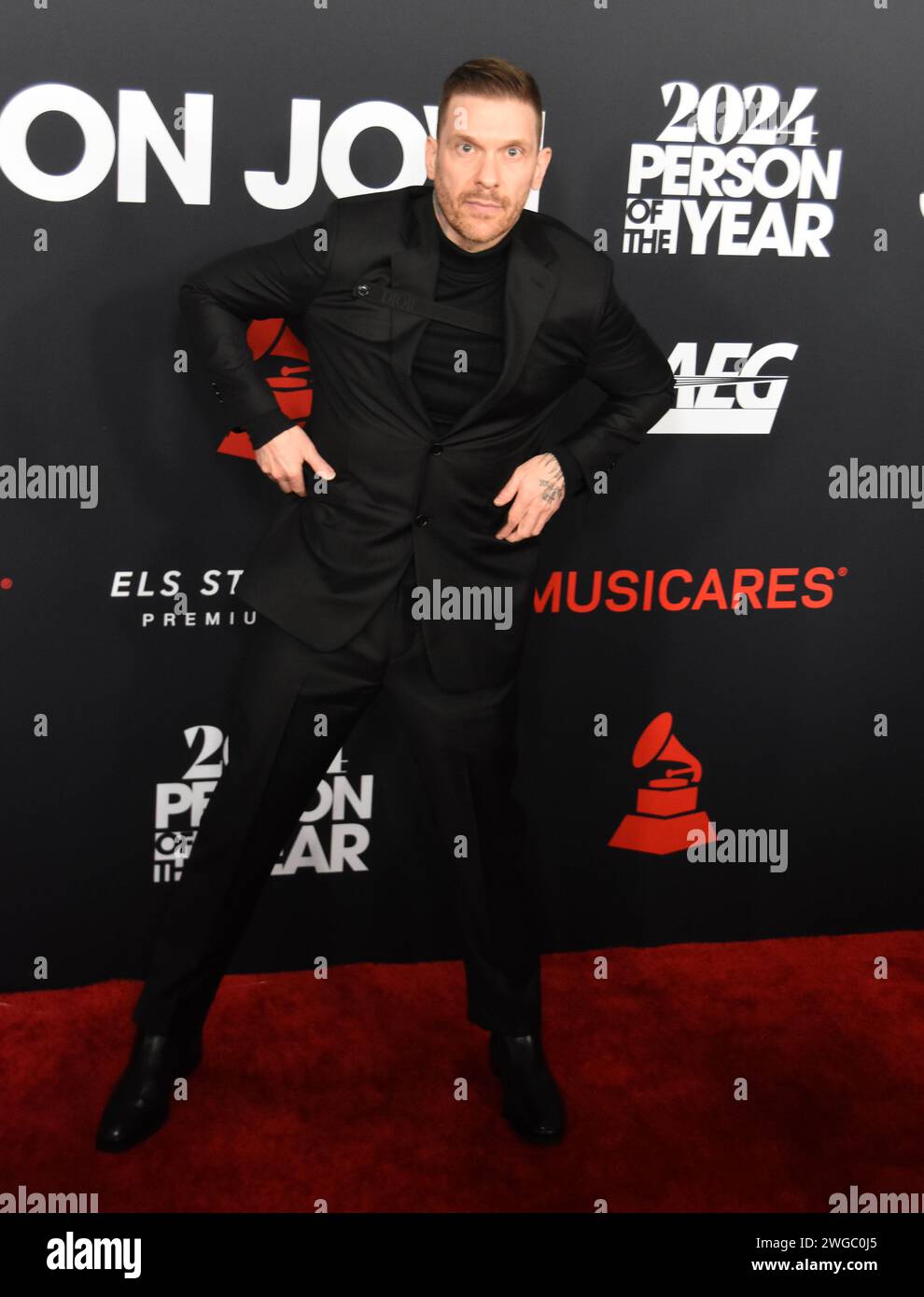 Los Angeles, California, USA 2nd February 2024 Singer Brent Smith ...