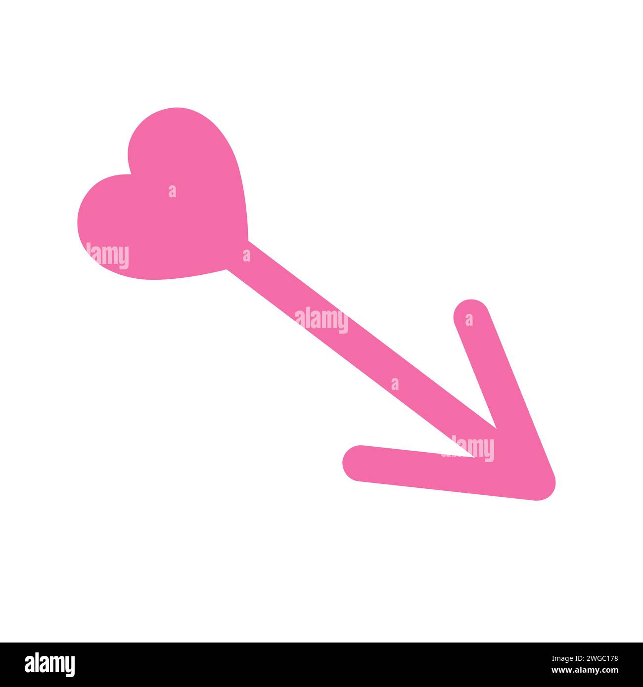 Bow arrow icon cartoon Cut Out Stock Images & Pictures - Alamy