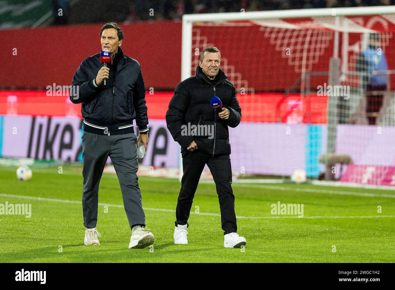 Sebastian Hellmann (Moderator Sky), Lothar Matth?us (TV Experte Sky) 1. Fu?ball Bundesliga, 1 ...