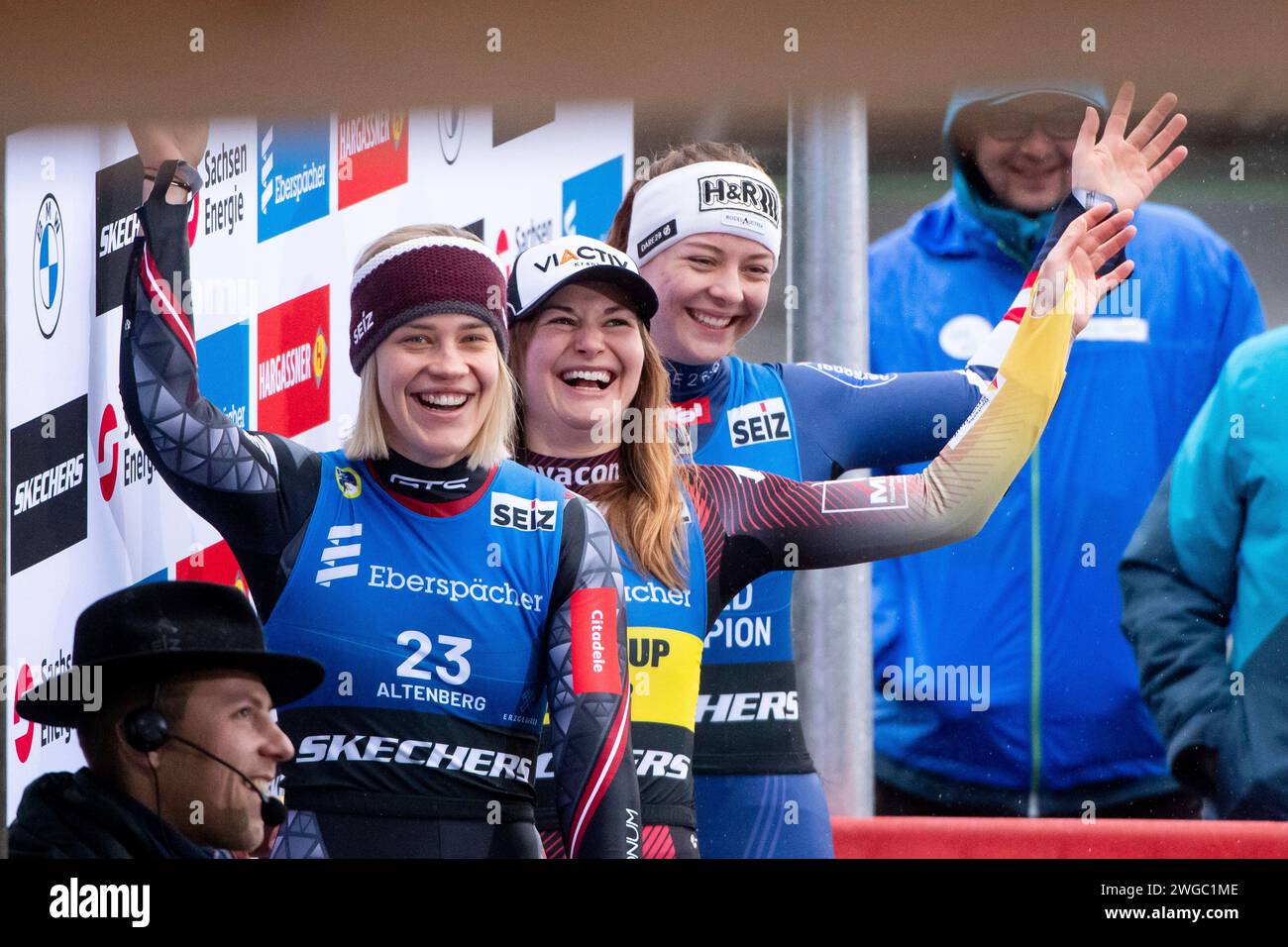 Elina Ieva Vitola (Lettland), Julia Taubitz (Deutschland), Lisa Schulte ...