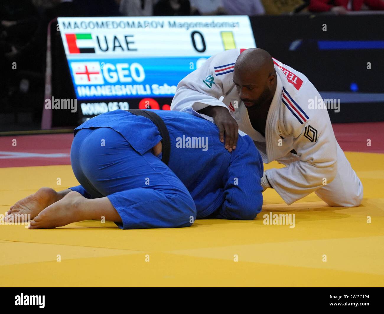 Teddy Riner Of France During The Paris Grand Slam 2024, IJF Judo event ...