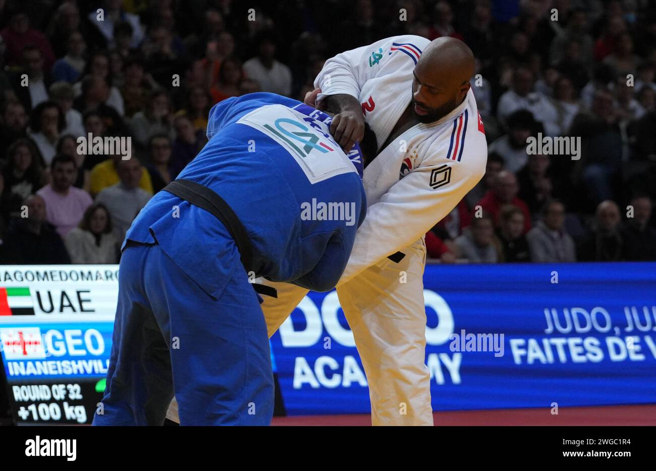 Teddy Riner Of France During The Paris Grand Slam 2024, IJF Judo event ...