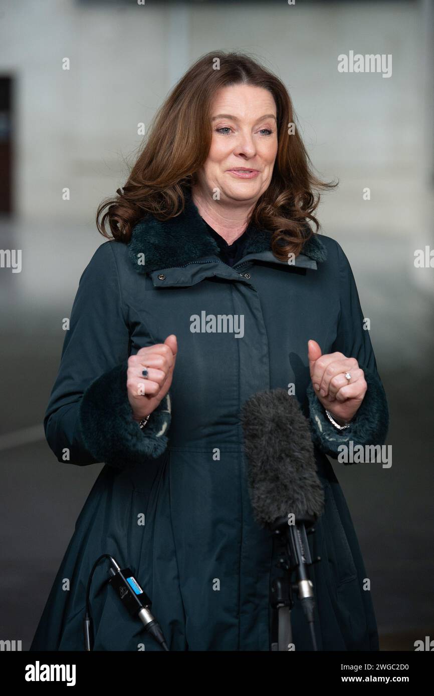 London, UK. 04 Feb 2024. Gillian Keegan - Secretary of State for ...