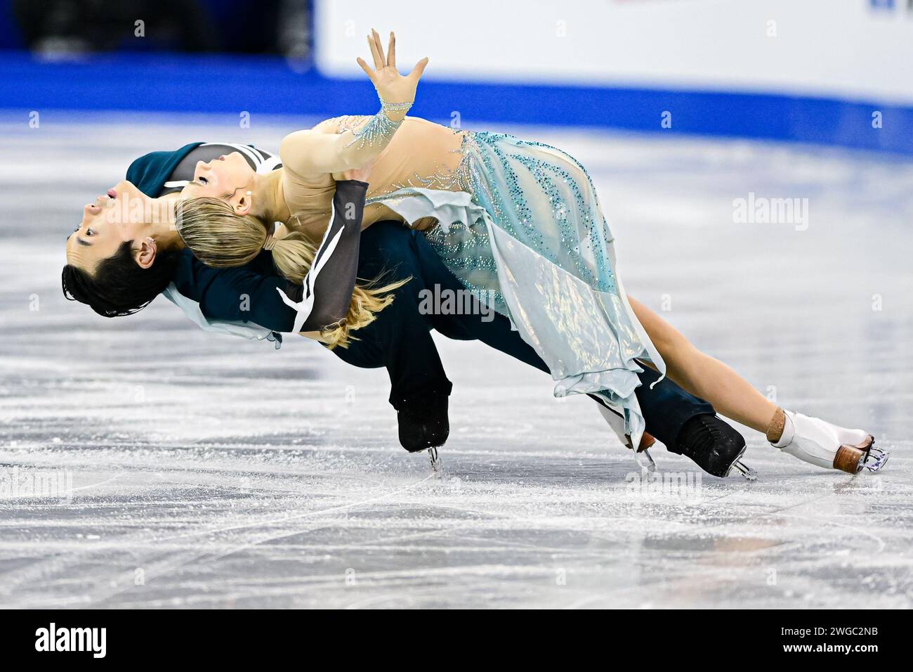 Holly HARRIS & Jason CHAN (AUS), during Ice Dance Free Dance, at the ...