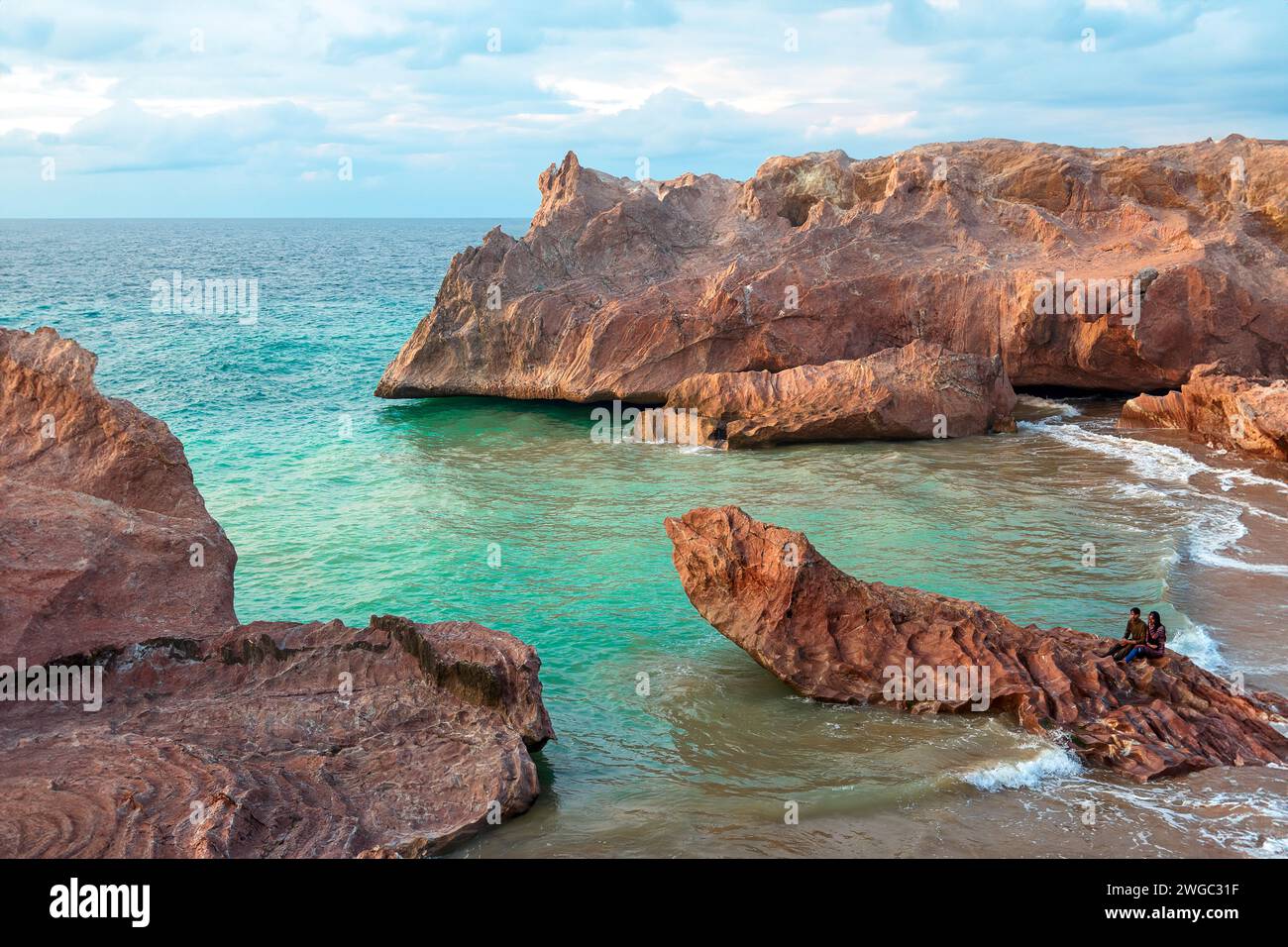 Balochistan, Pakistan - January 16, 2024: Breezy Morning Gadani Beach ...
