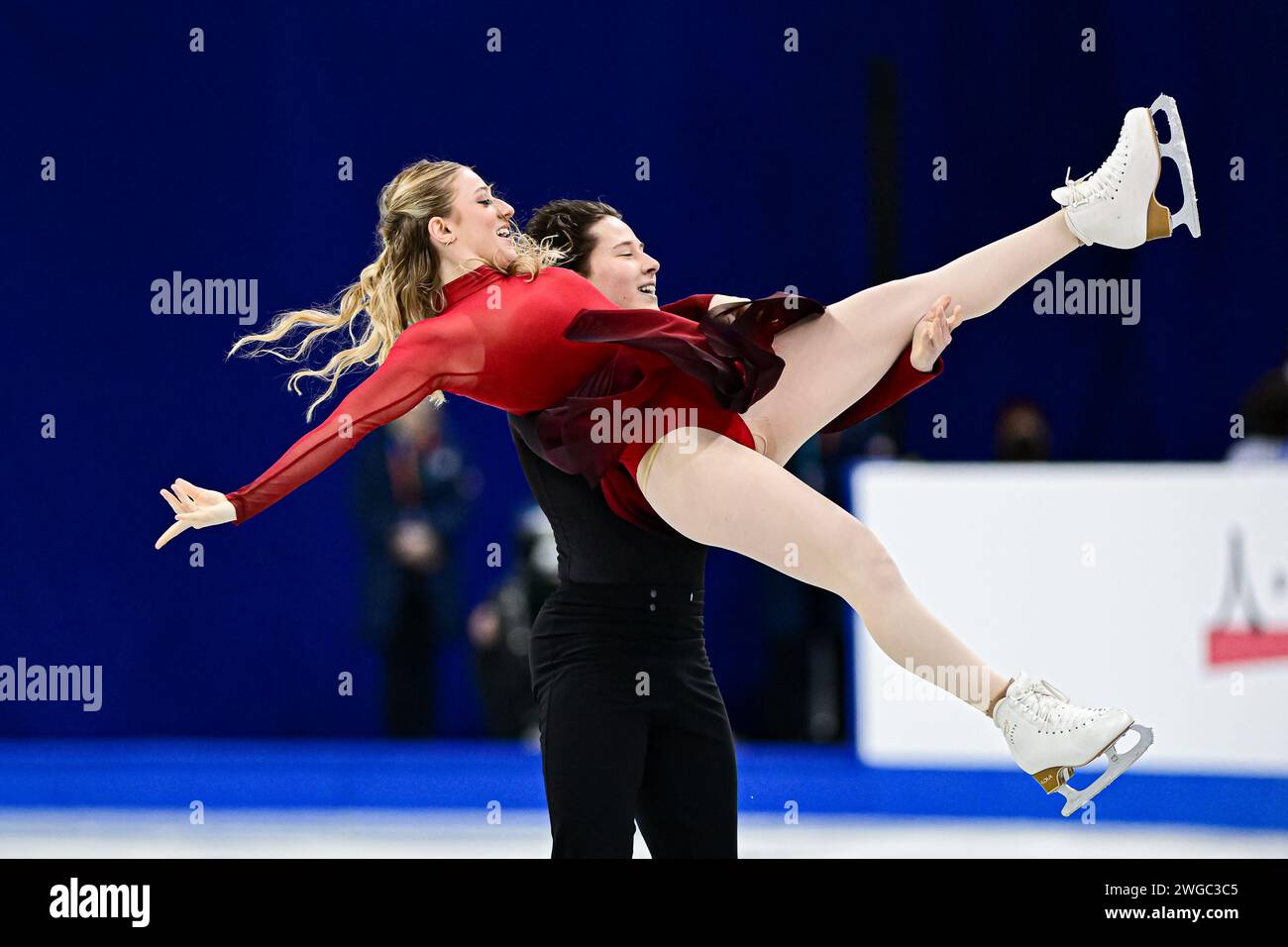 Emilea ZINGAS & Vadym KOLESNIK (USA), during Ice Dance Free Dance, at ...