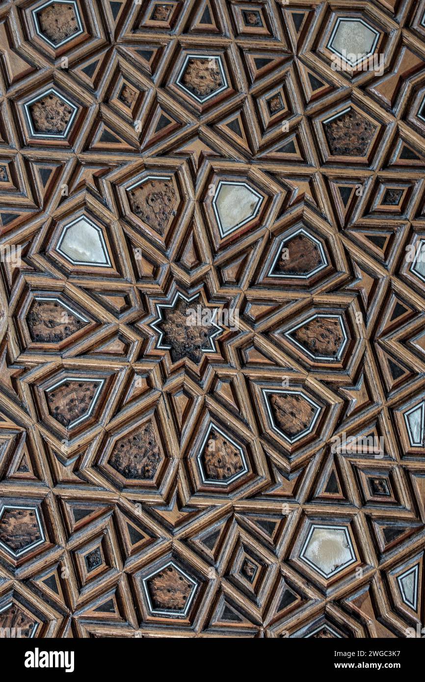 Ottoman Turkish art with geometric patterns in view Stock Photo - Alamy