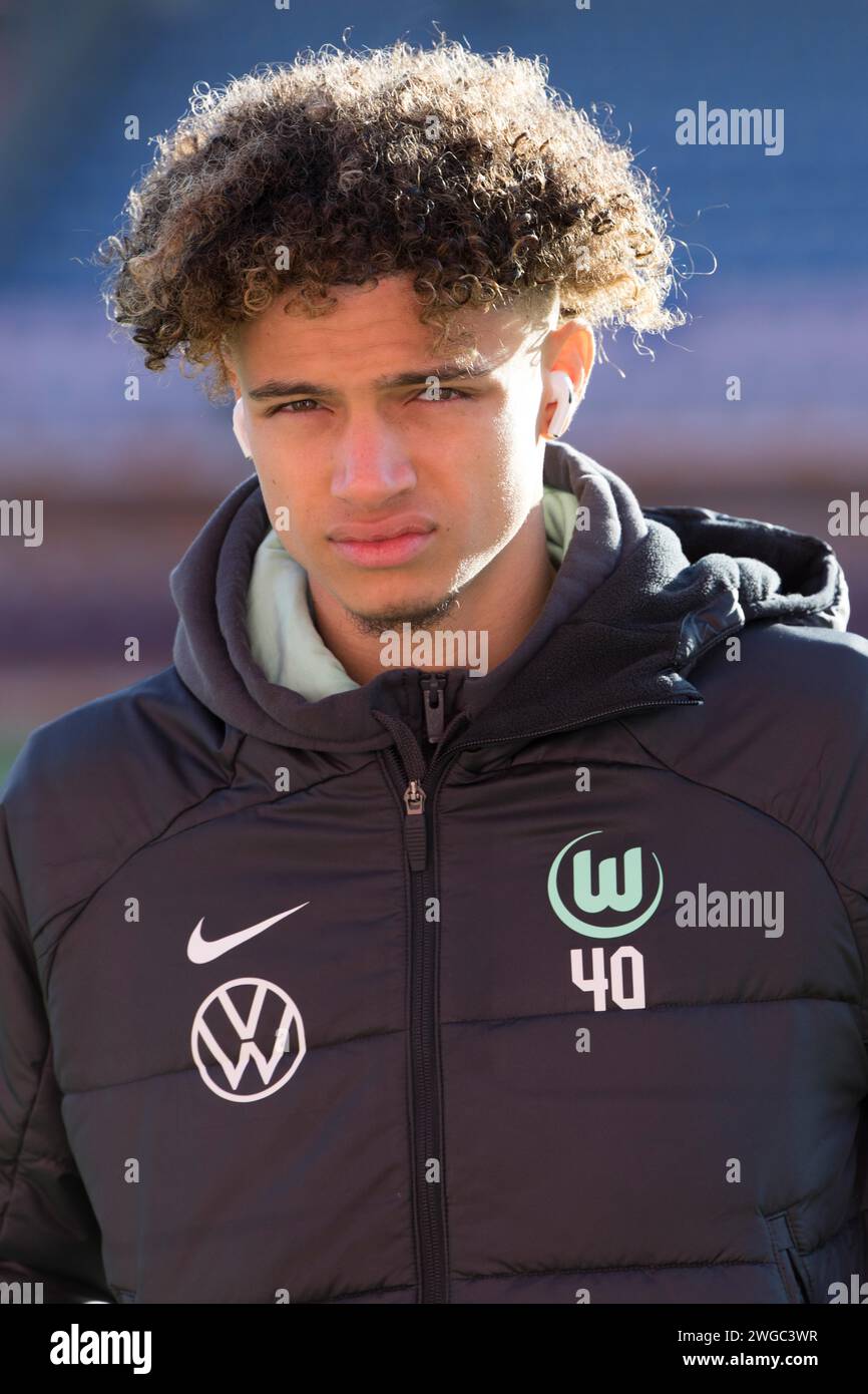 Football match, Kevin PAREDES VFL Wolfsburg, Voith-Arena football ...