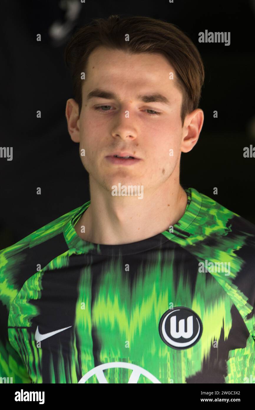 Football match, goalkeeper Pavao PERVAN VFL Wolfsburg, Voith-Arena ...