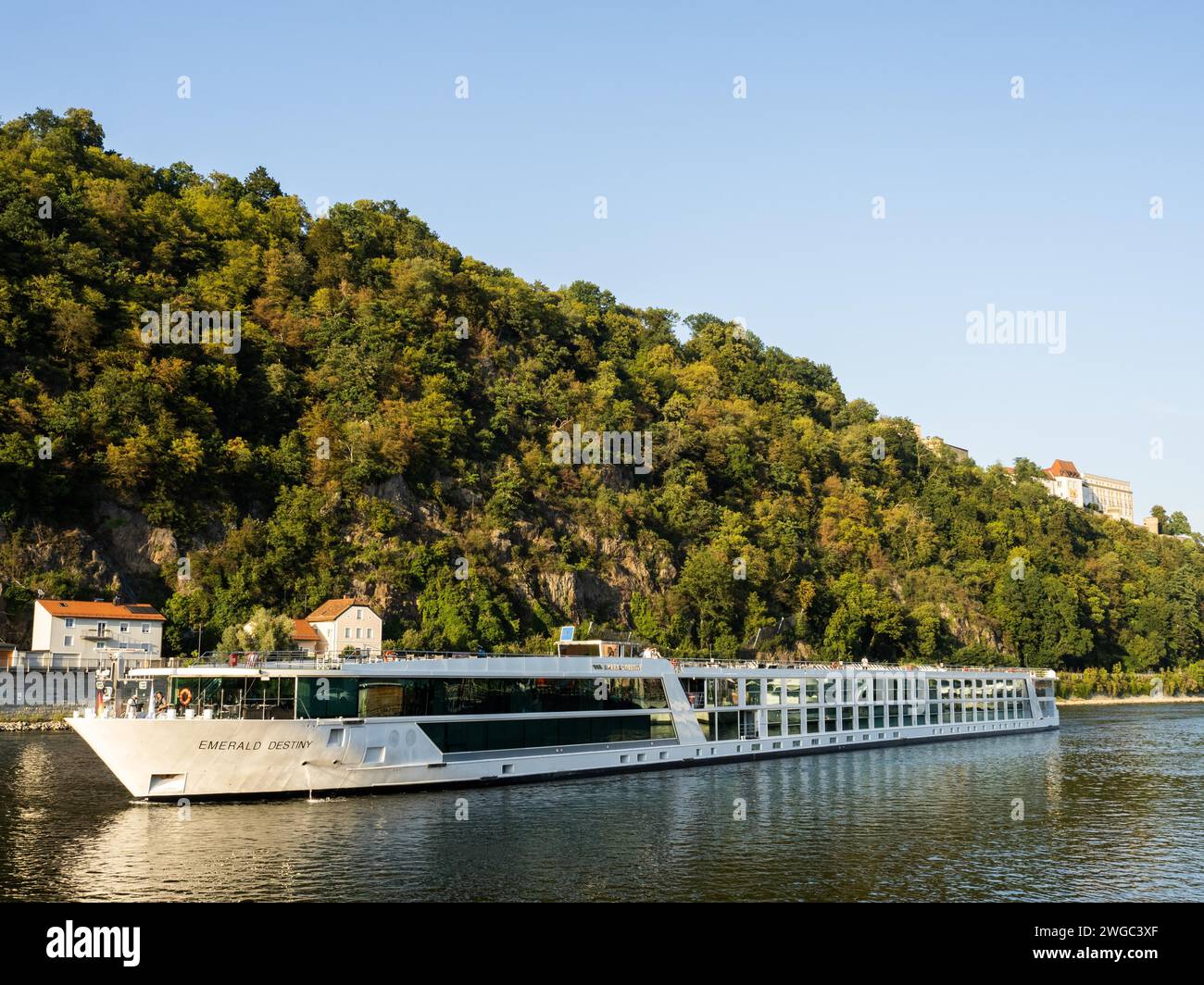 Cruise ship on the Danube, Passau, Bavaria, Germany Stock Photo - Alamy