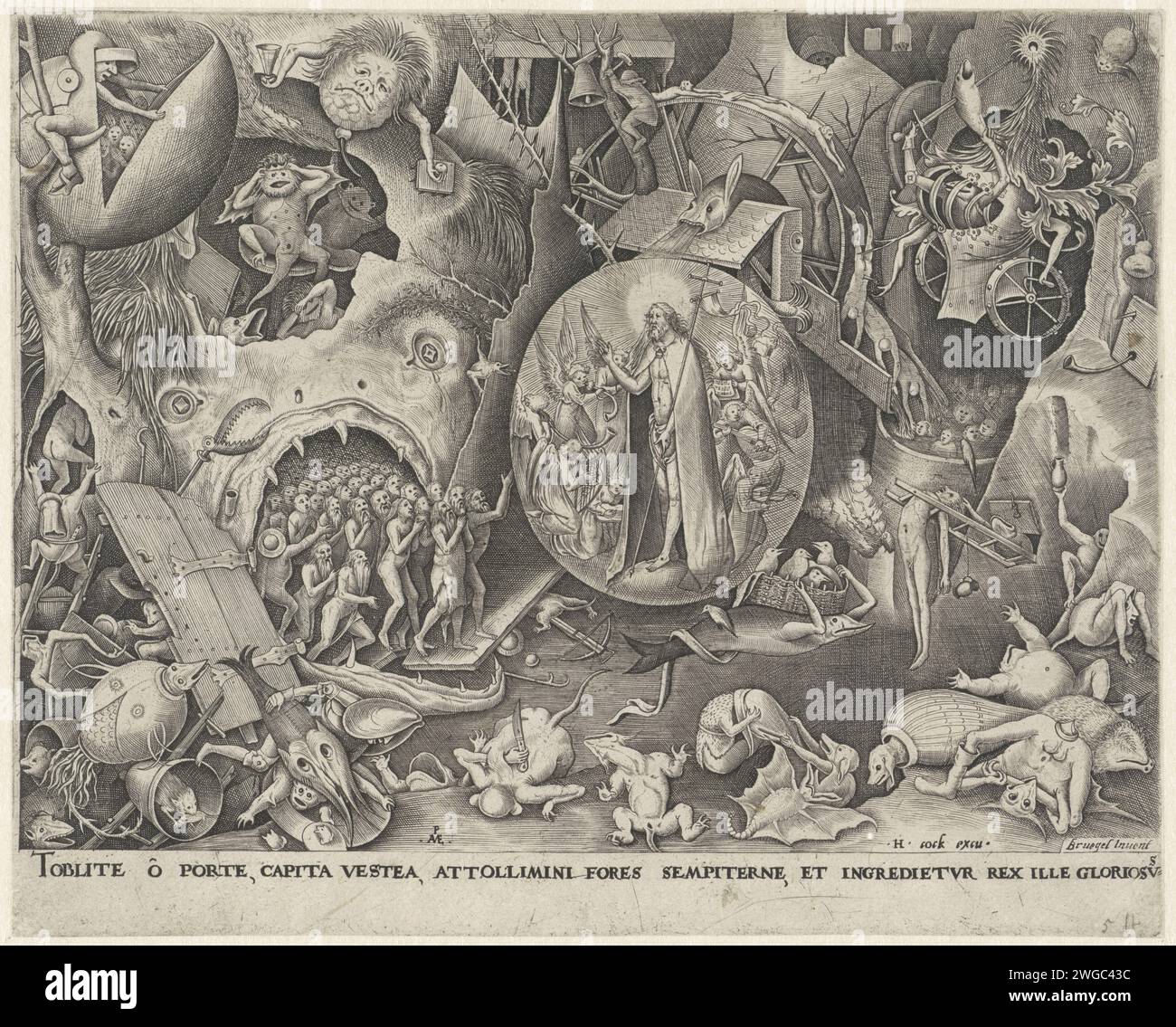 Christ in the Brekene, Pieter van der Heyden, After Pieter Bruegel (I ...
