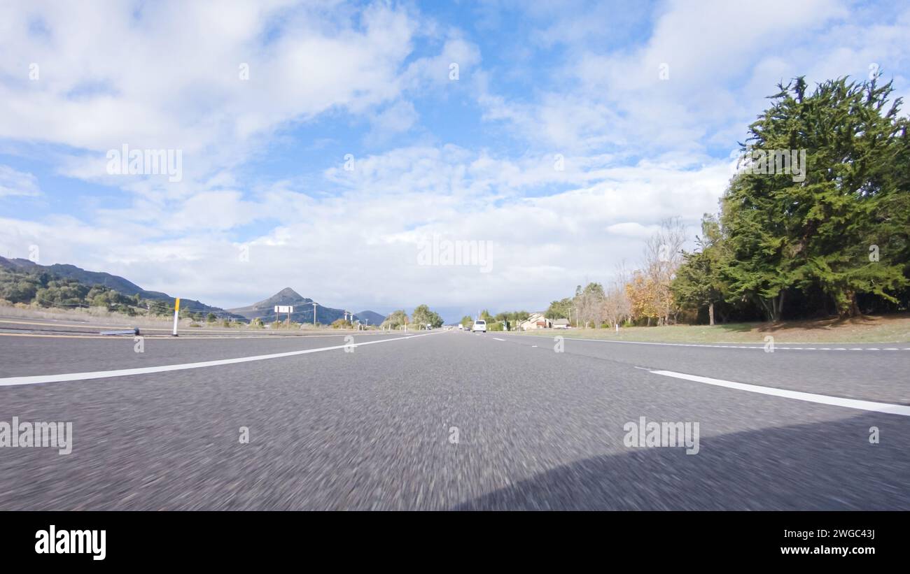 Highway 101 california pov hi-res stock photography and images - Alamy