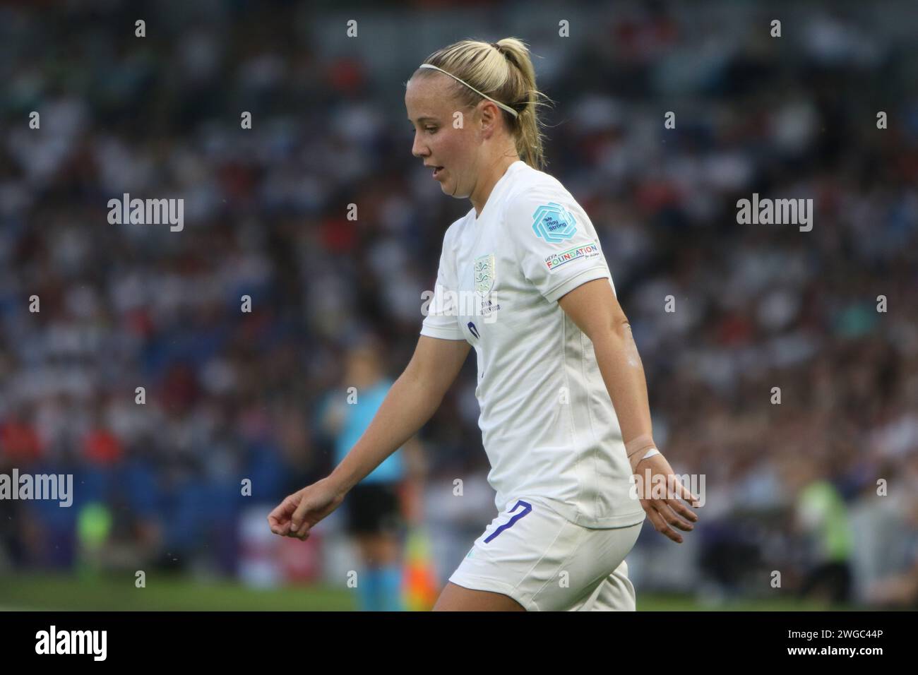 Beth Mead England v Spain, UEFA Womens Euro 2022, at Brighton Community ...
