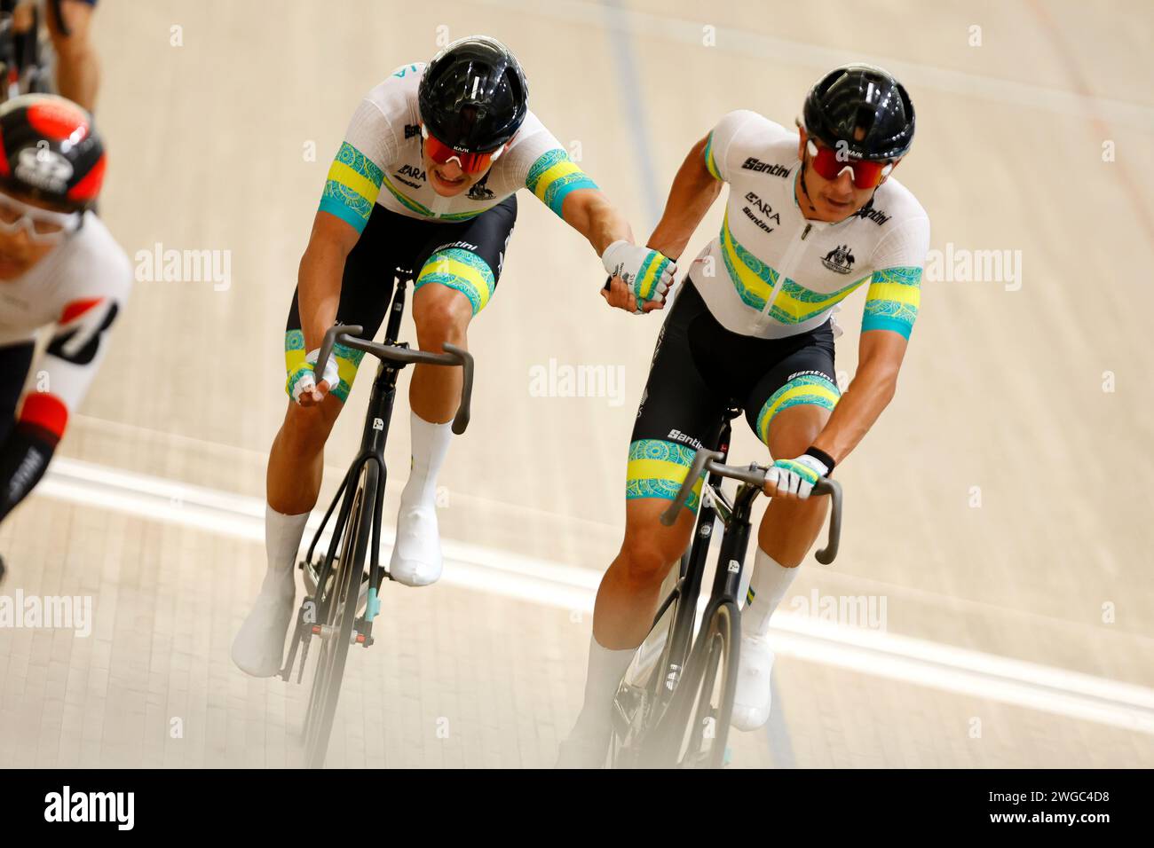 Adelaide, Australia. 04th Feb, 2024. Oliver Bleddyn and Blake ...