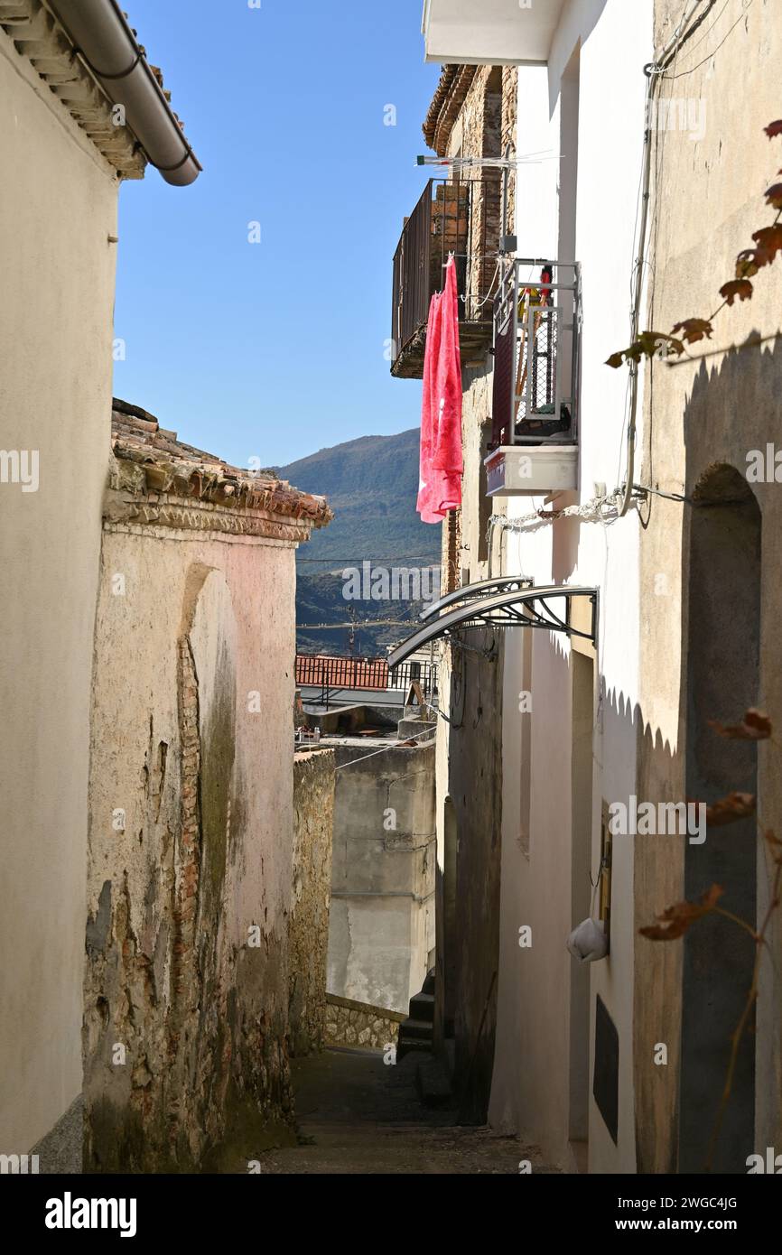 Small alleys in the small town of Rotondella in Basilicata region ...
