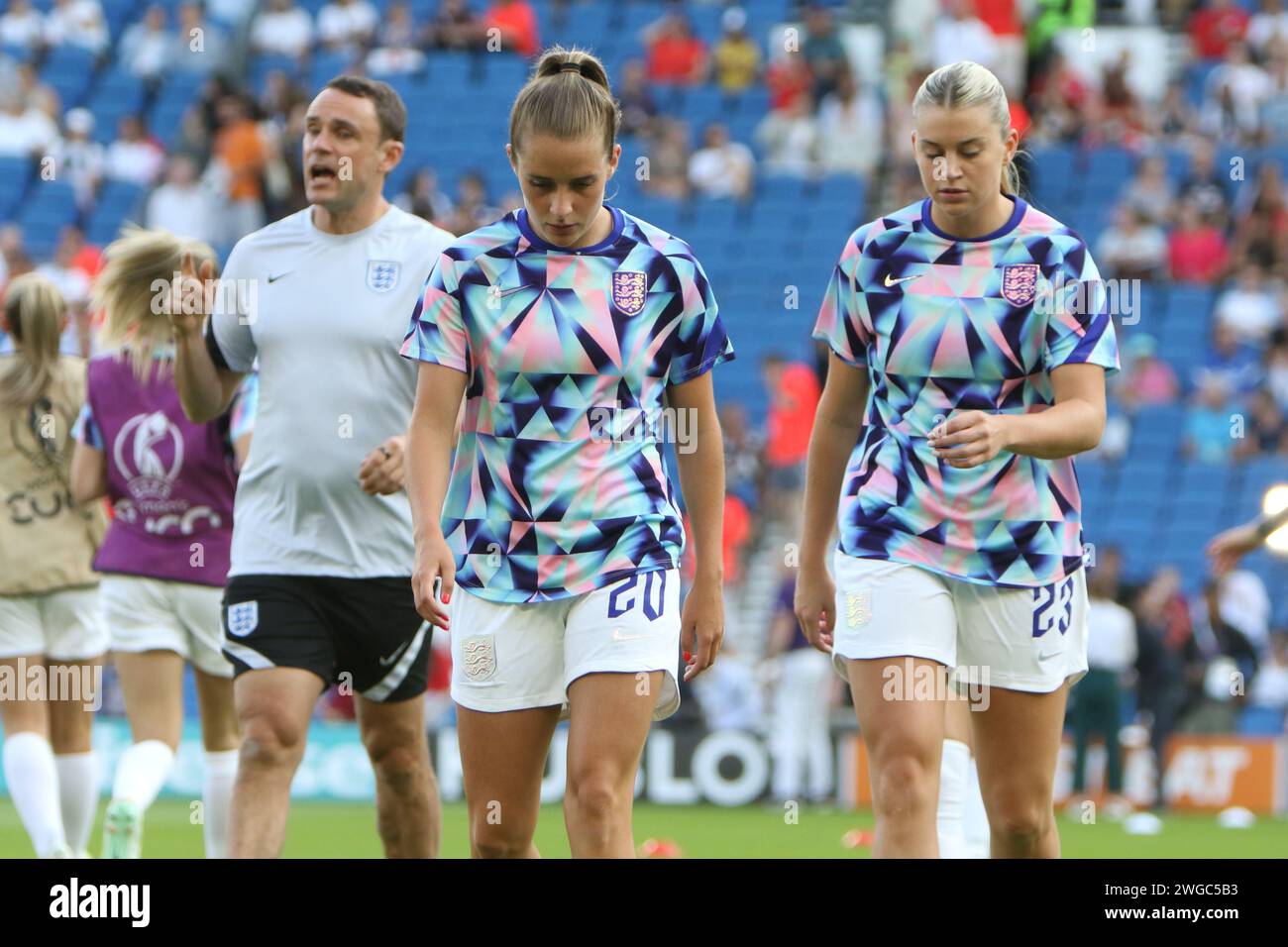 Ella Toone and Alessia Russo England v Spain, UEFA Womens Euro 2022, at ...
