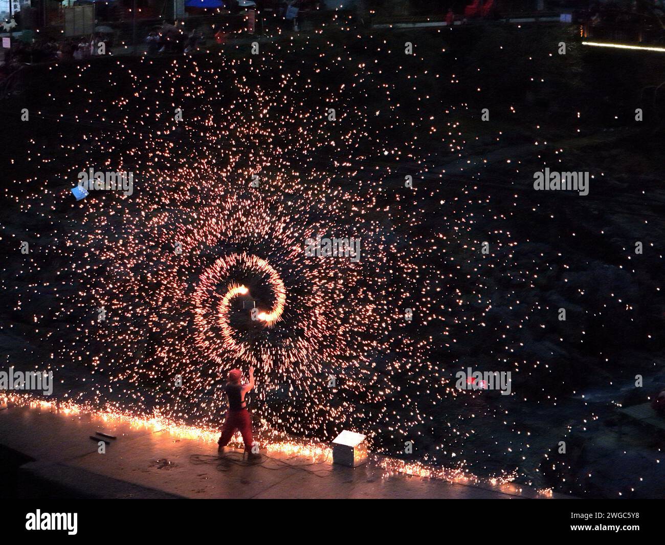 Beijing, China's Zhejiang Province. 3rd Feb, 2024. A folk artist ...