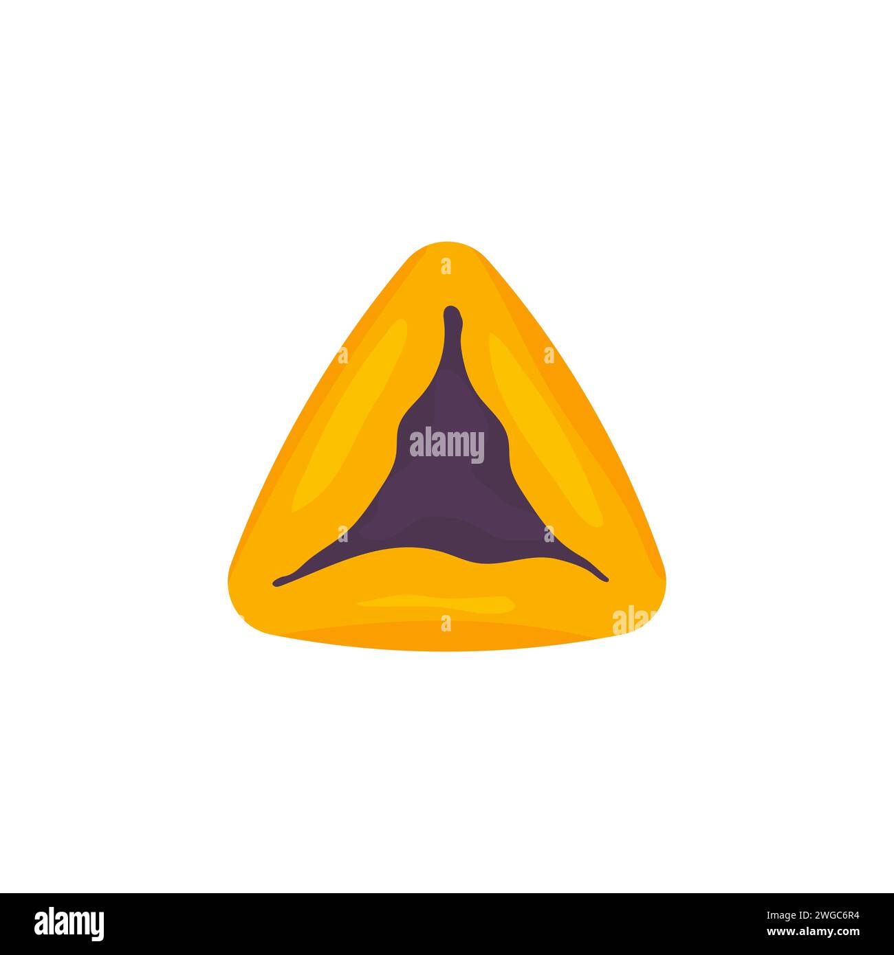 Jewish cookies, On white isolated background , hamantaschen cookies ...