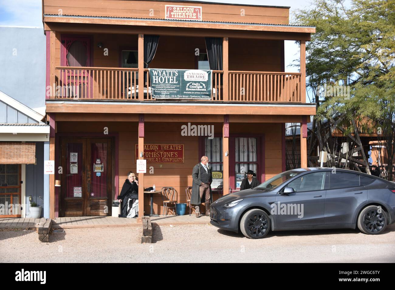 Tombstone, Arizona. U.S.A. 12/30/2023. Allen Street. Tombstone’s main ...
