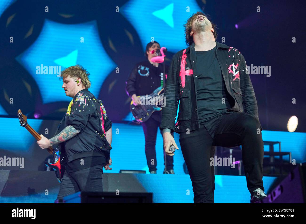 Pascal Schillo, Daniel Klossek und Kevin Ratajczak von Electric Callboy ...