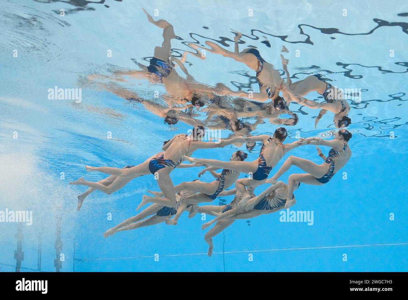 China team compete in the mixed team acrobatic final of artistic ...