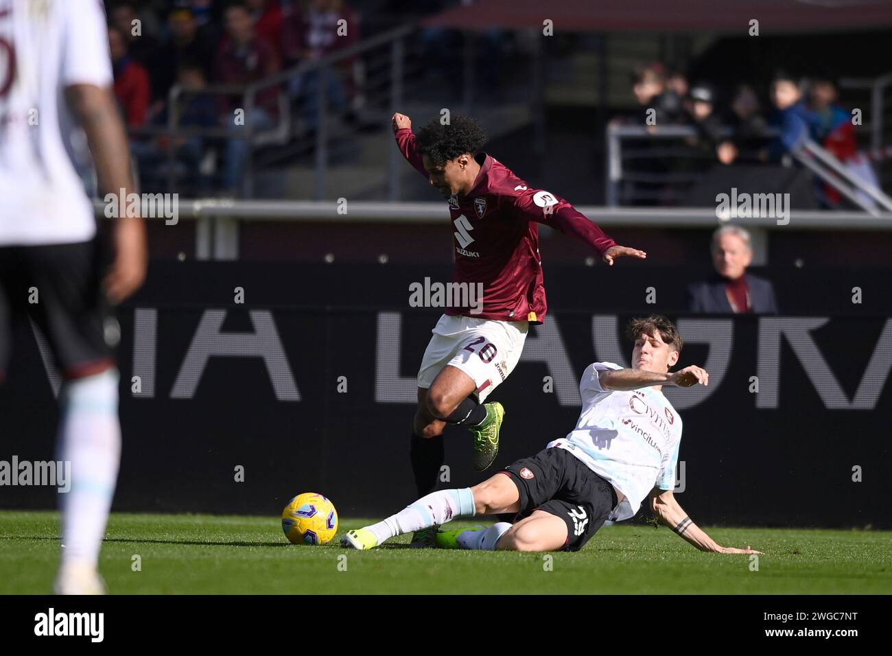 Torino's Lazaro Valentino controls the ball, during the Italian Serie A ...