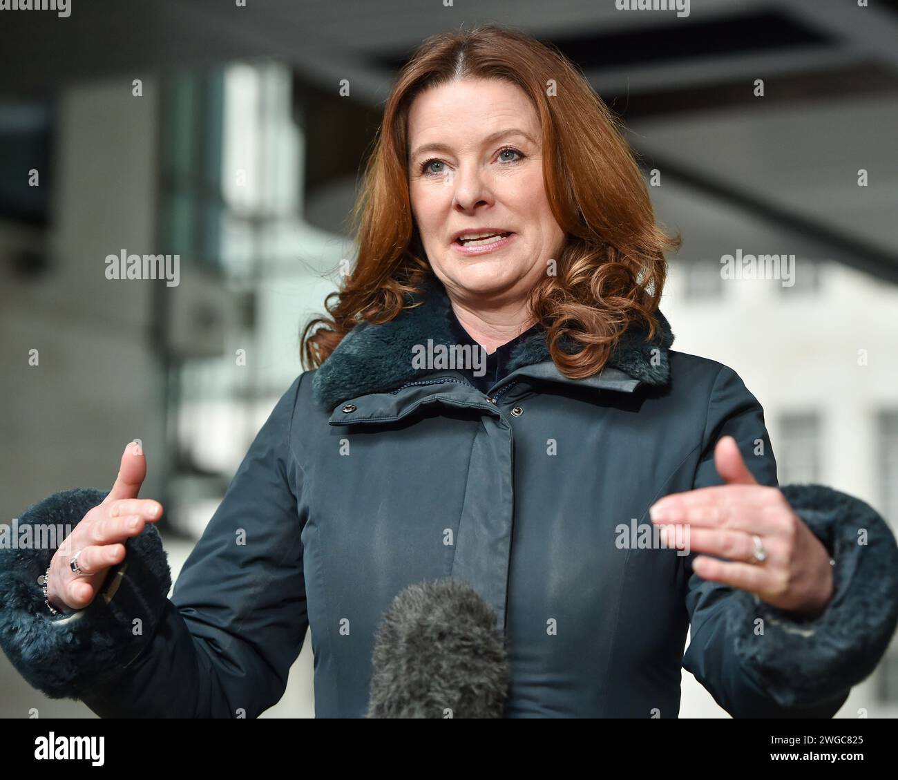 London, England, UK. 4th Feb, 2024. Education Secretary GILLIAN KEEGAN ...