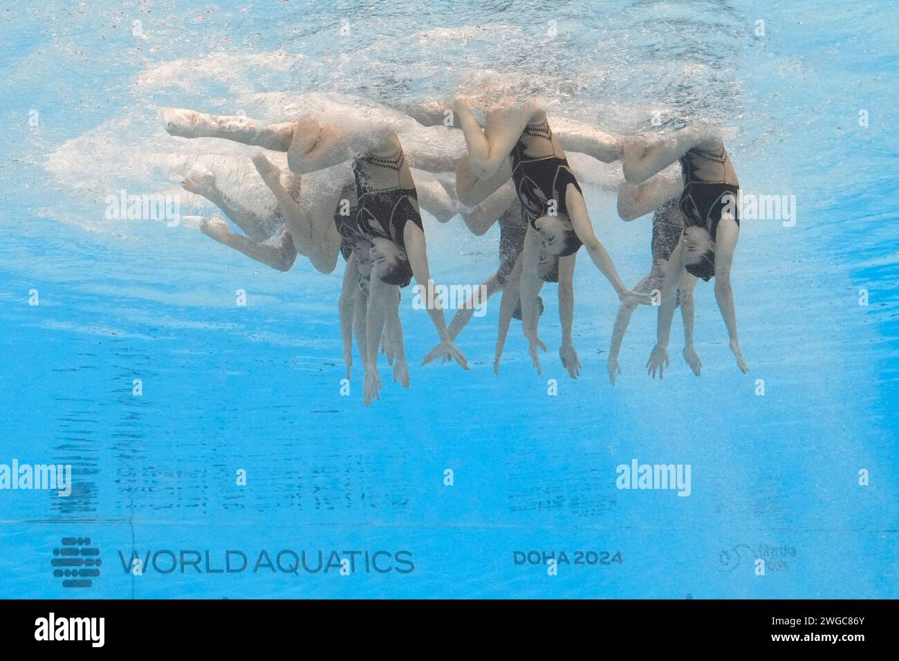 Spain team compete in the mixed team acrobatic final of artistic ...