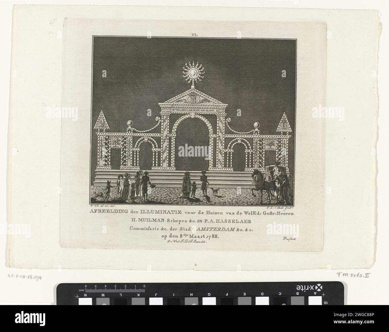 Illumination for the houses of H. Muilman and P.A. Hasselaer in ...