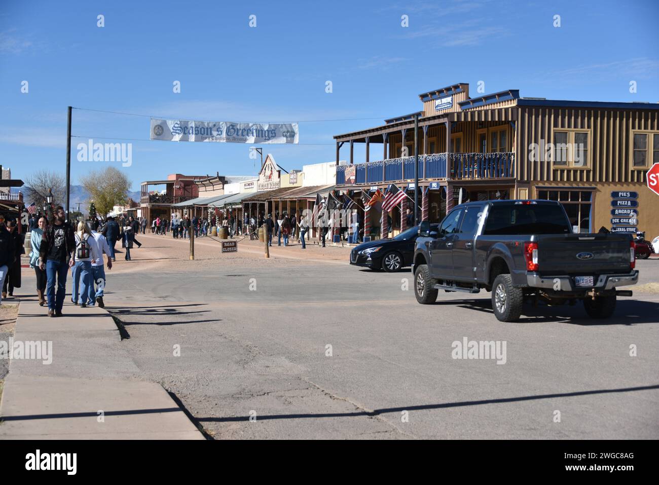 Tombstone, Arizona. U.S.A. 12/30/2023. Allen Street. Tombstone’s main ...