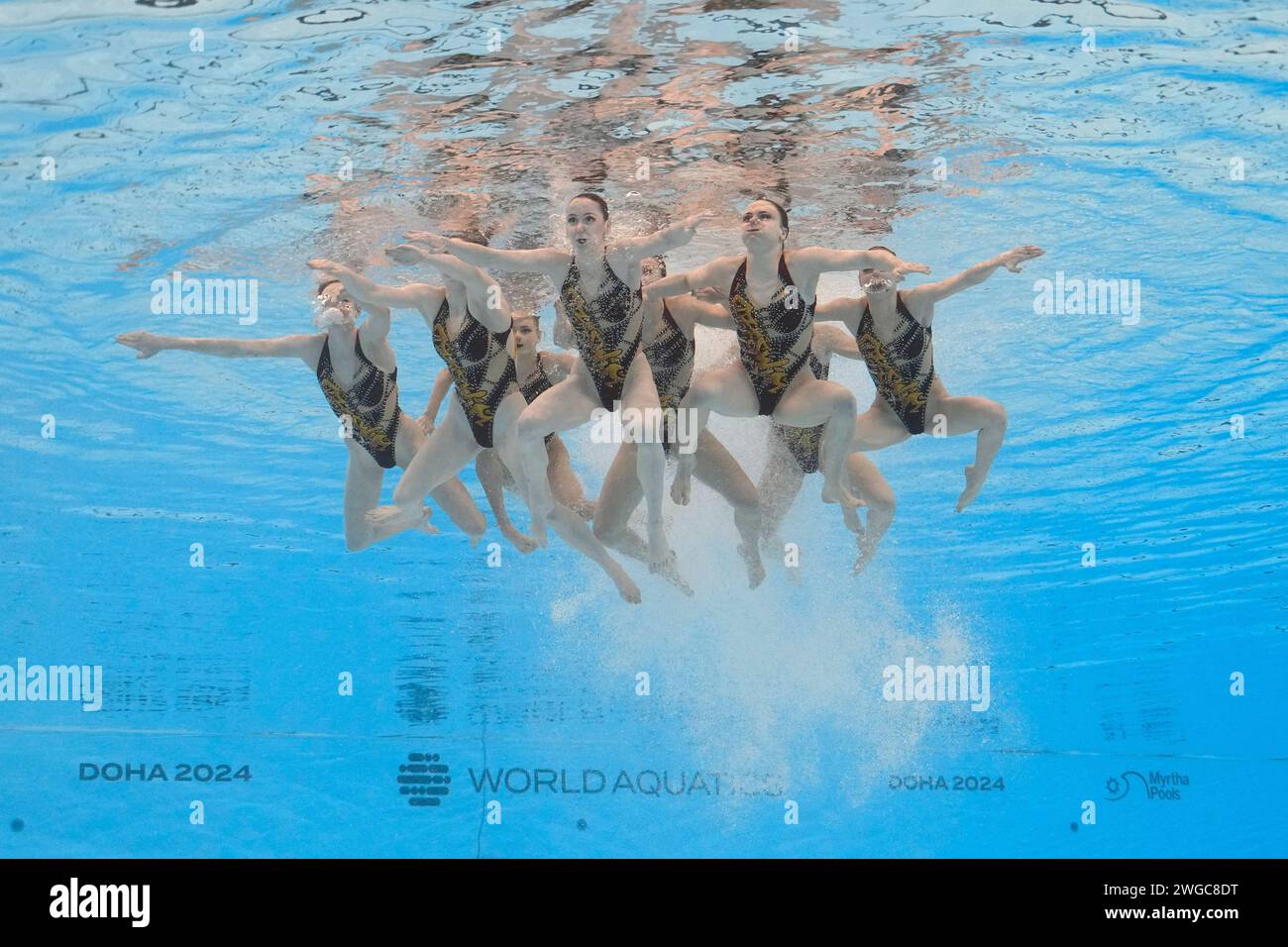 Canada team compete in the mixed team acrobatic final of artistic ...
