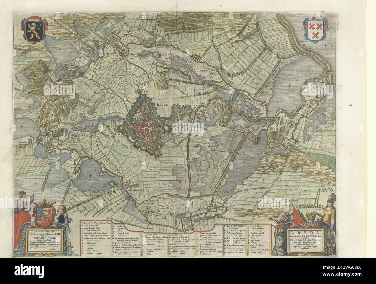 Conquest of Breda and the exodus of the Spanish garrison, 1637, 1647 ...