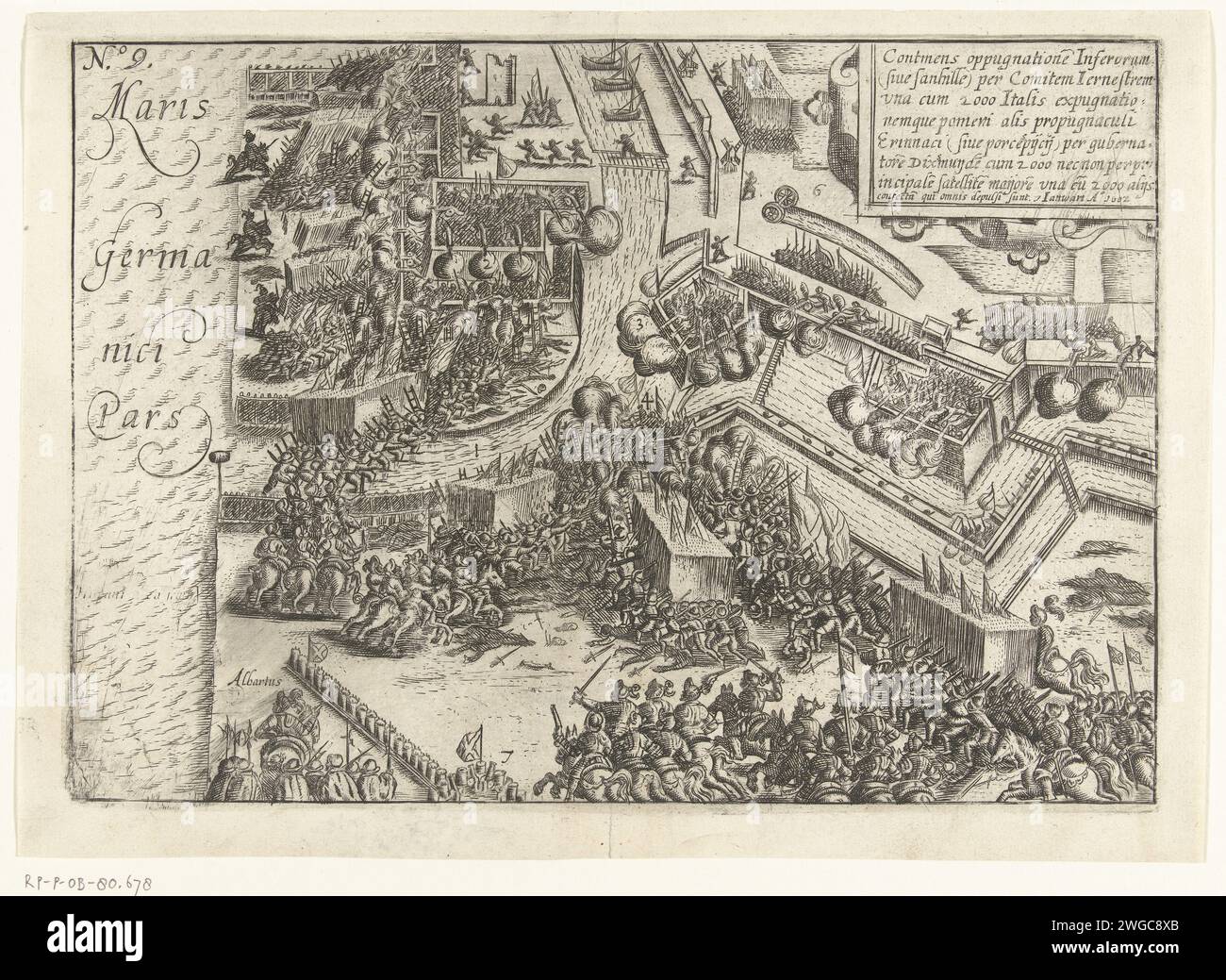 Siege of Ostend: storming of the fortress on January 7, 1602, 1615 ...