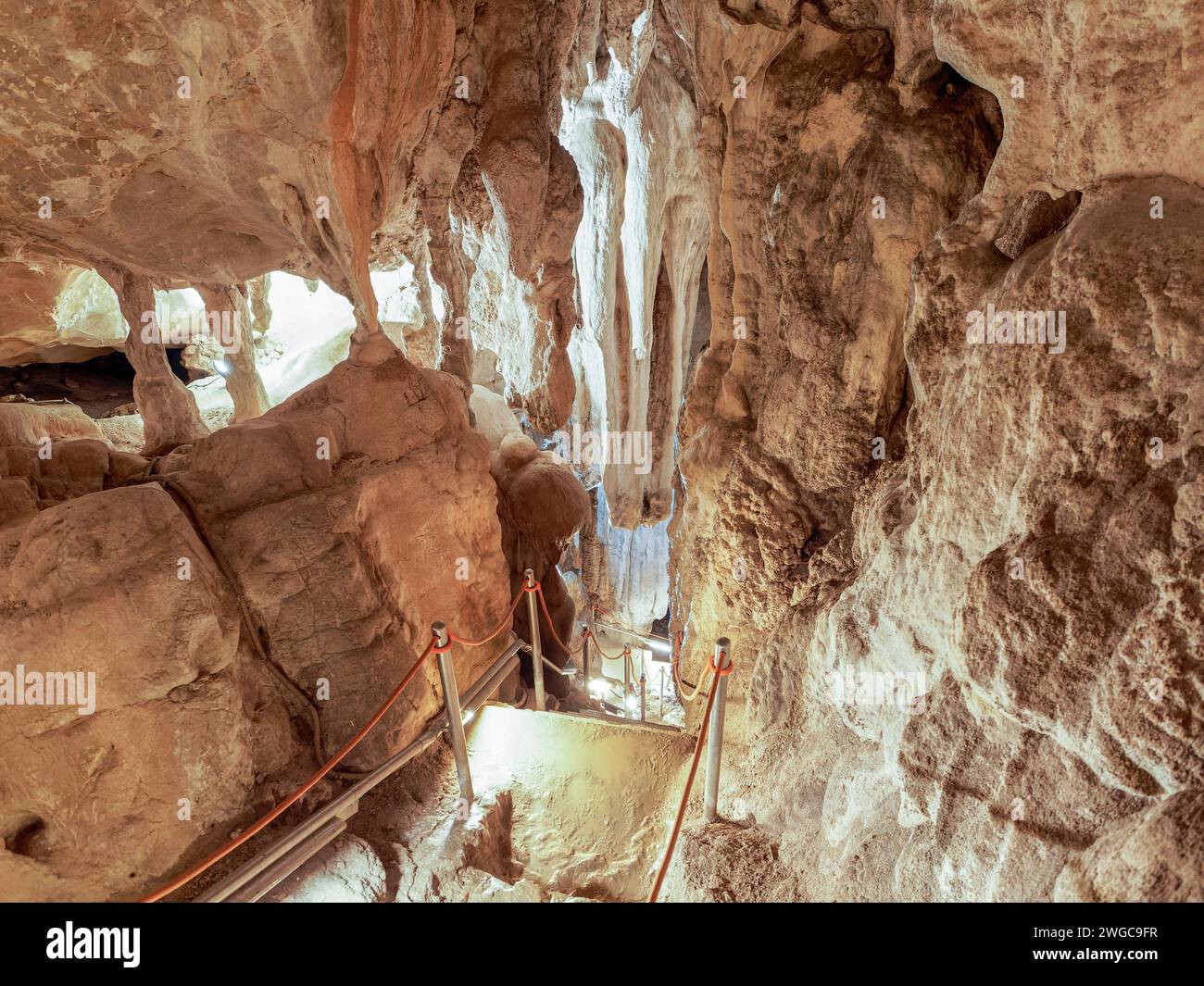 Las Güixas Cave, Villanúa, Pyrenees, Huesca, Aragon, Spain. Cave that ...