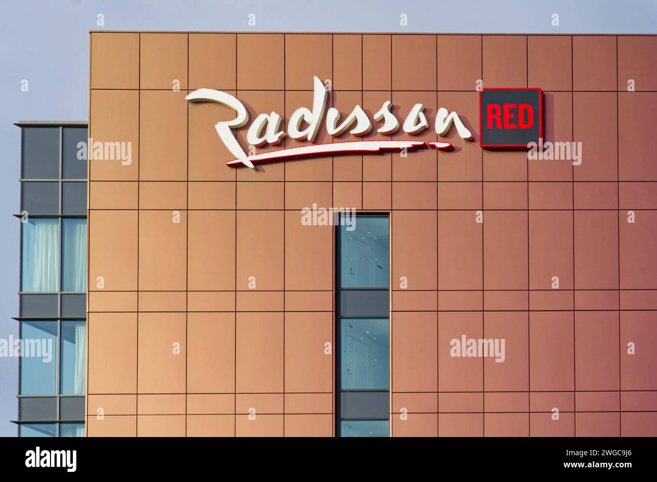 Radisson Red hotel recently opened in Glasgow city Stock Photo - Alamy