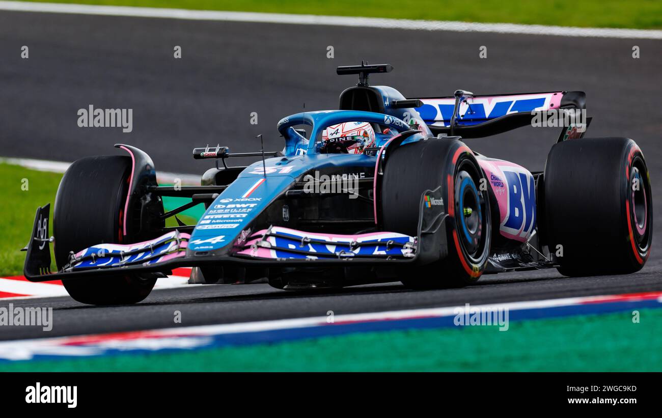 Suzuka Grand Prix Circuit, 4 February 2024: Esteban Ocon (FRA) of ...