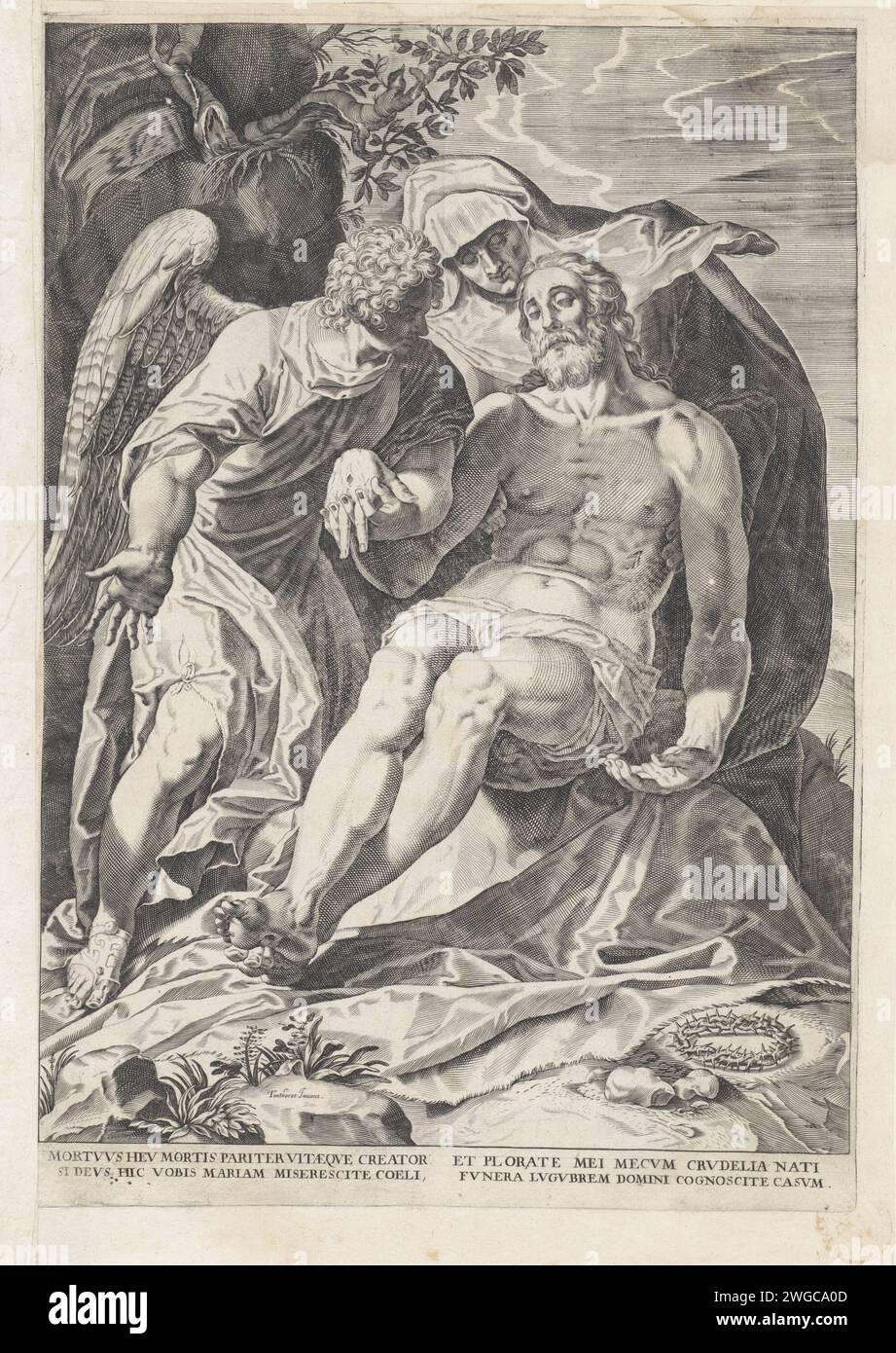 Mourning mary supports hi-res stock photography and images - Alamy