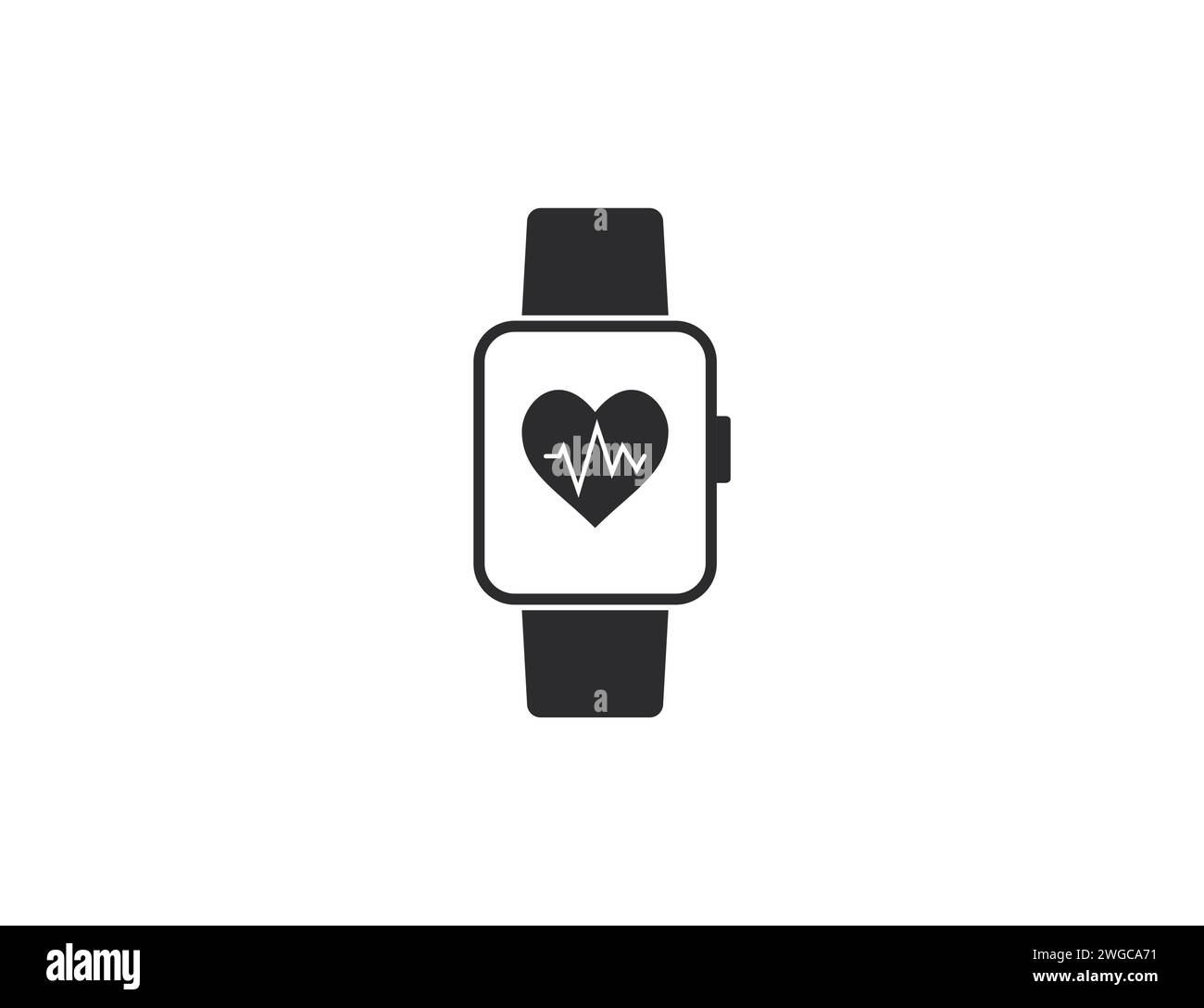 Health tracker icon outline Cut Out Stock Images & Pictures - Alamy