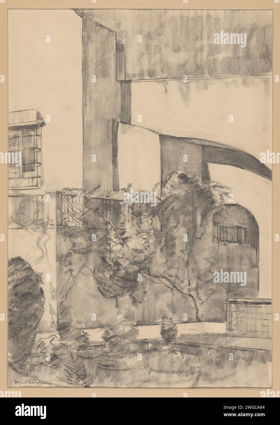 Front gardens of the Royal Palace in Sevilla, Gerard Muller, 1871 ...