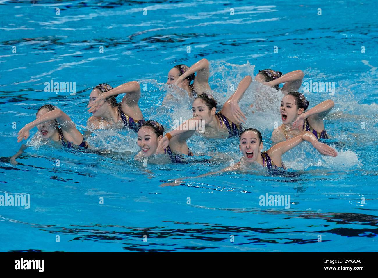 China team compete in the mixed team acrobatic final of artistic ...