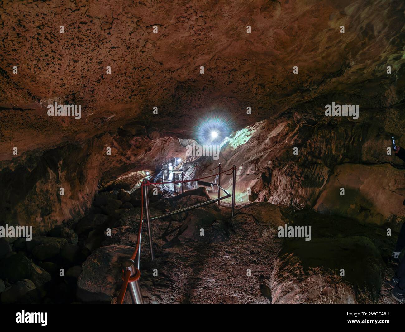 Las Güixas Cave, Villanúa, Pyrenees, Huesca, Aragon, Spain. Cave that ...