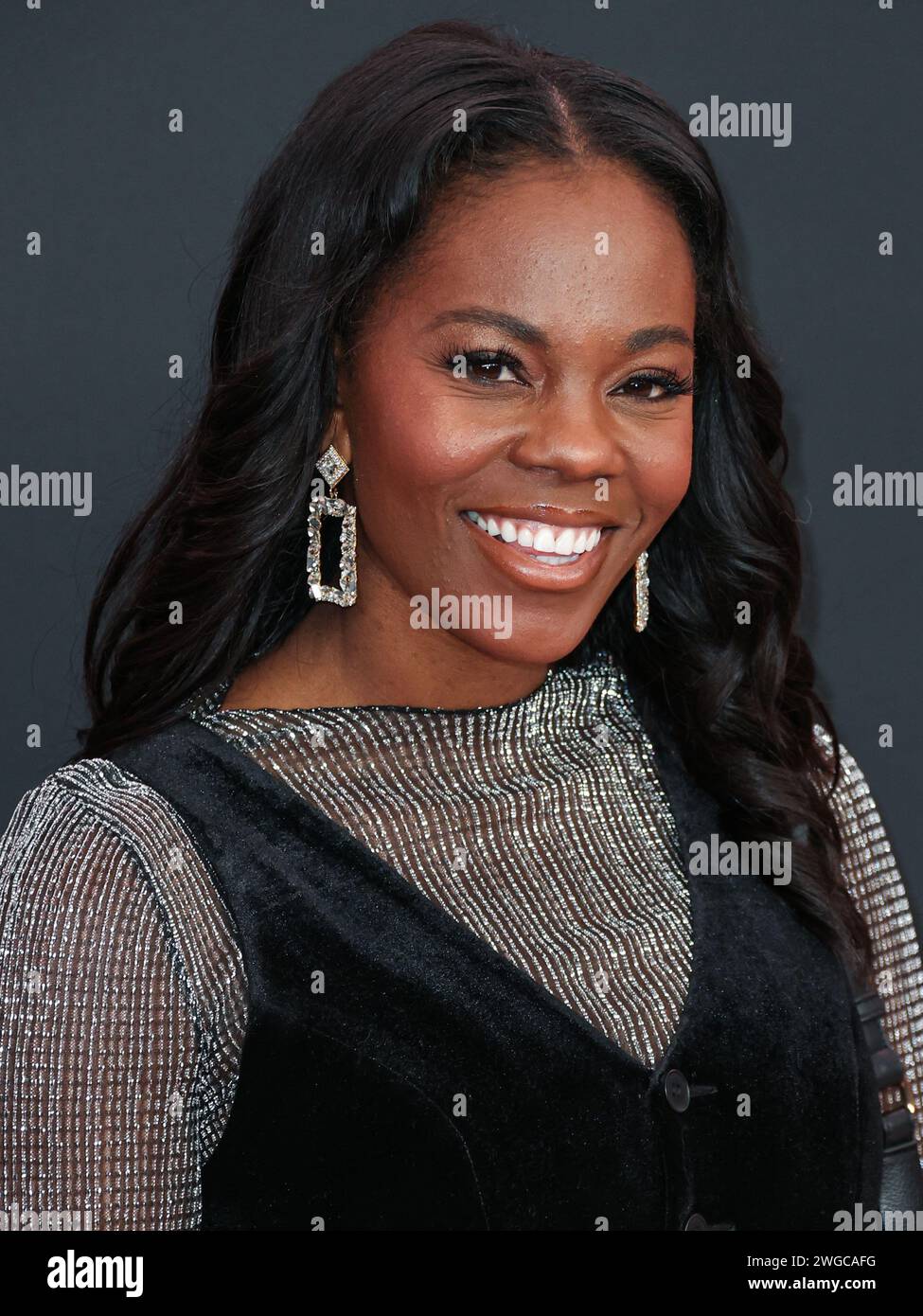 WESTWOOD, LOS ANGELES, CALIFORNIA, USA - FEBRUARY 03: Erin Jones-Wesley ...