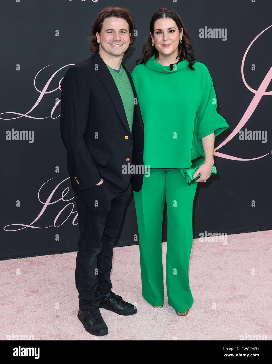 WESTWOOD, LOS ANGELES, CALIFORNIA, USA - FEBRUARY 03: Jason Ritter and ...