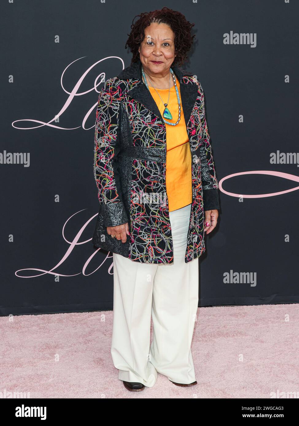 WESTWOOD, LOS ANGELES, CALIFORNIA, USA - FEBRUARY 03: Hilda Boulware arrives at the Los Angeles ...