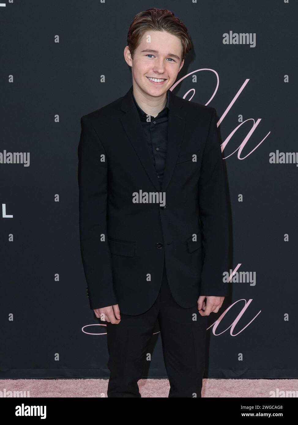 WESTWOOD, LOS ANGELES, CALIFORNIA, USA - FEBRUARY 03: Luke David Blumm ...