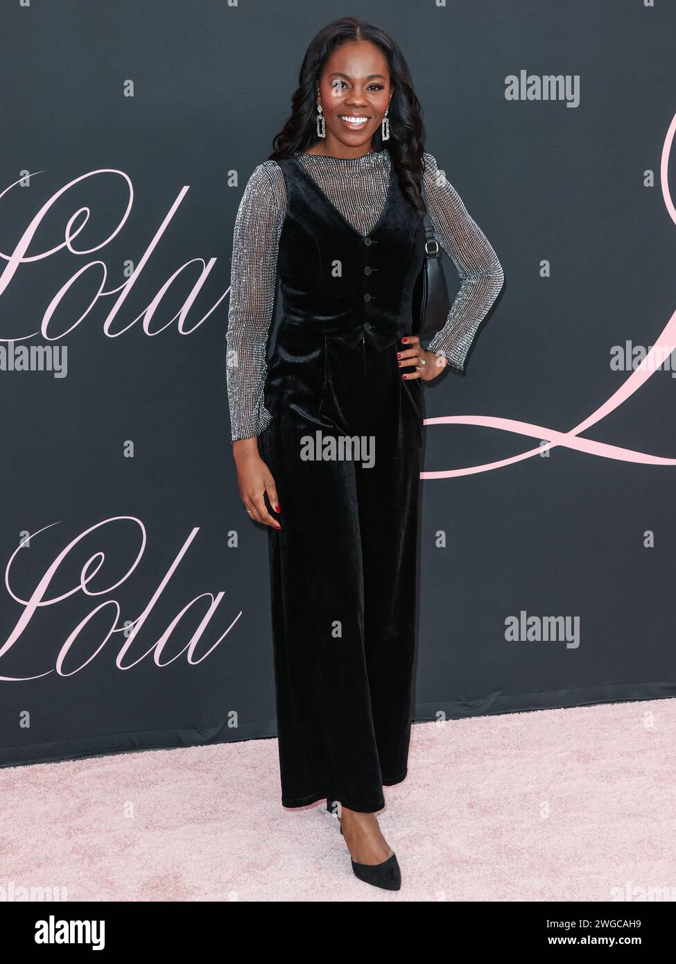 WESTWOOD, LOS ANGELES, CALIFORNIA, USA - FEBRUARY 03: Erin Jones-Wesley ...