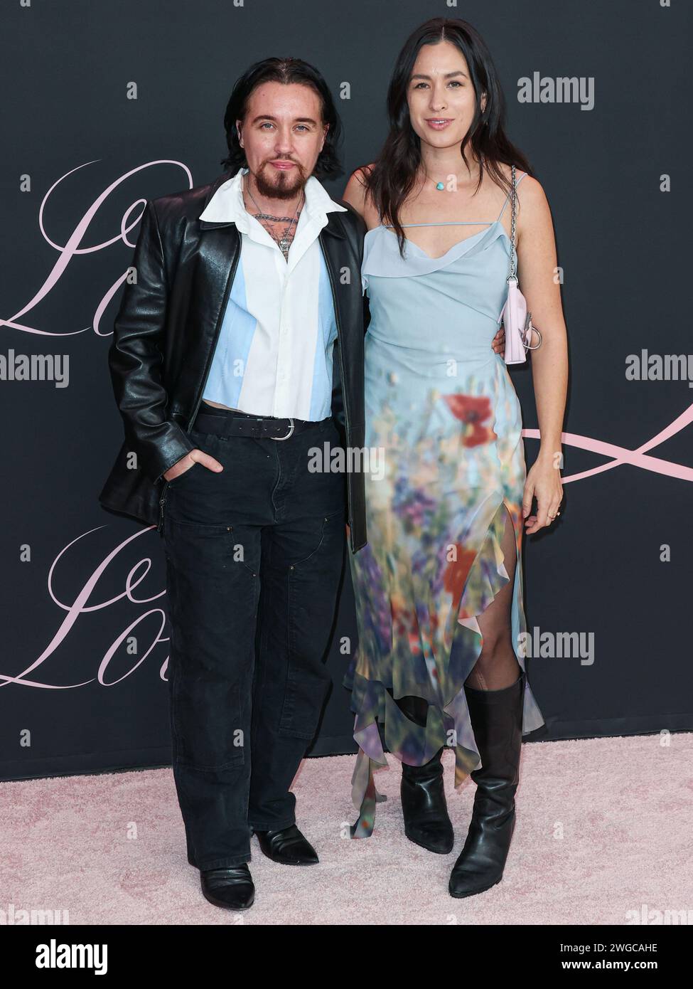 WESTWOOD, LOS ANGELES, CALIFORNIA, USA - FEBRUARY 03: Luca Kingston and ...