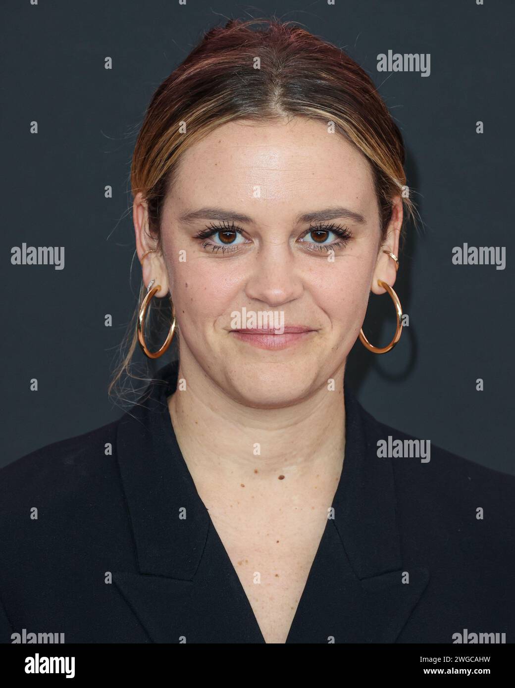 WESTWOOD, LOS ANGELES, CALIFORNIA, USA - FEBRUARY 03: Madeline Leach ...