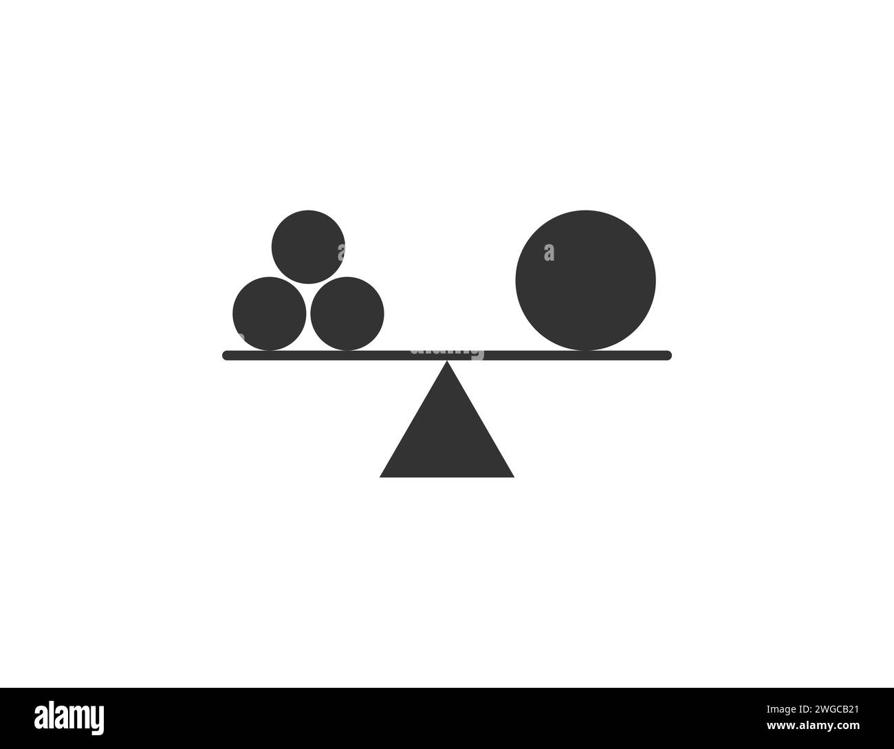Stability, balance, harmony icon. Vector illustration Stock Vector ...